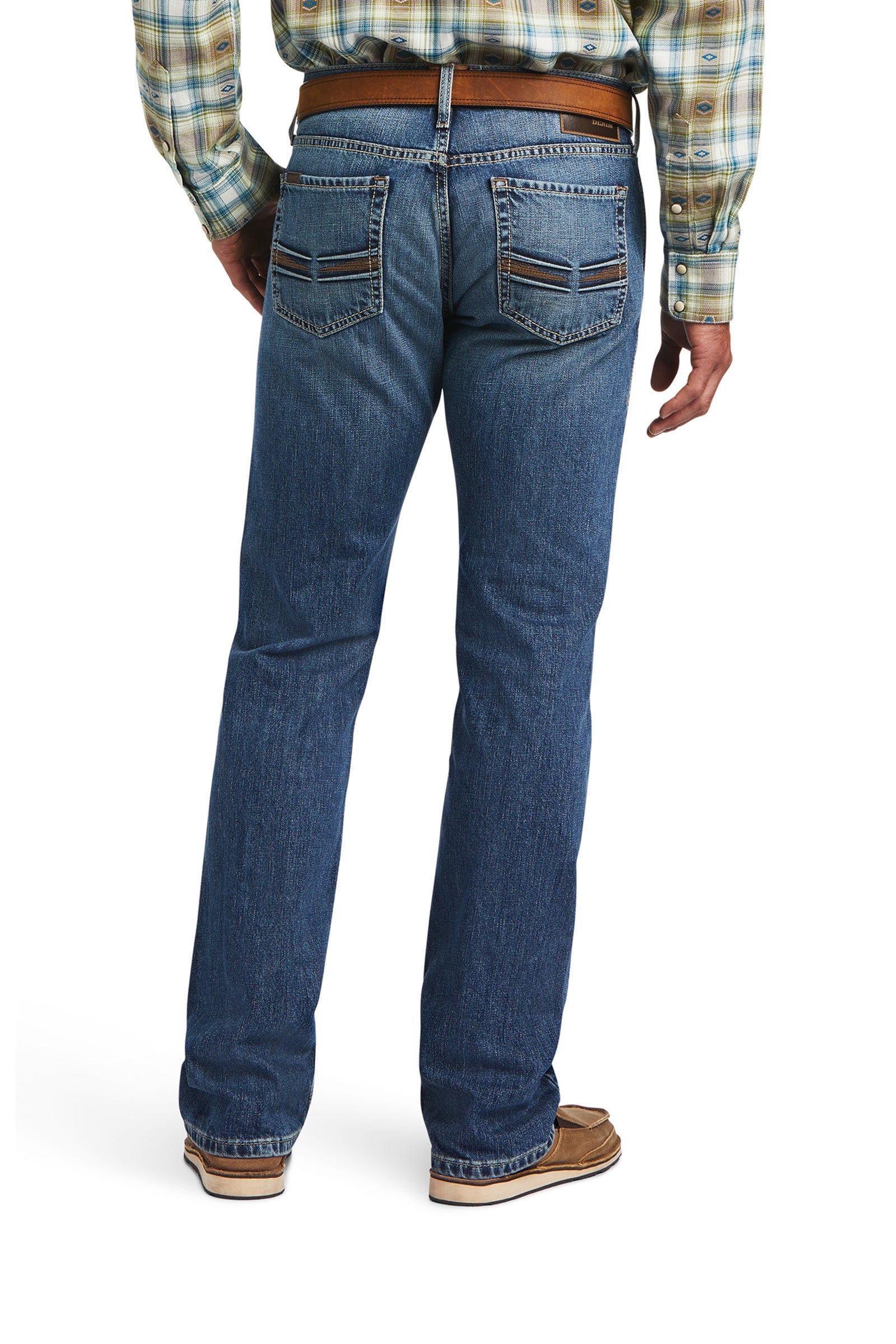M7 Merrick jeans med rette bein til herre Denim Blue W32/L32 – horze