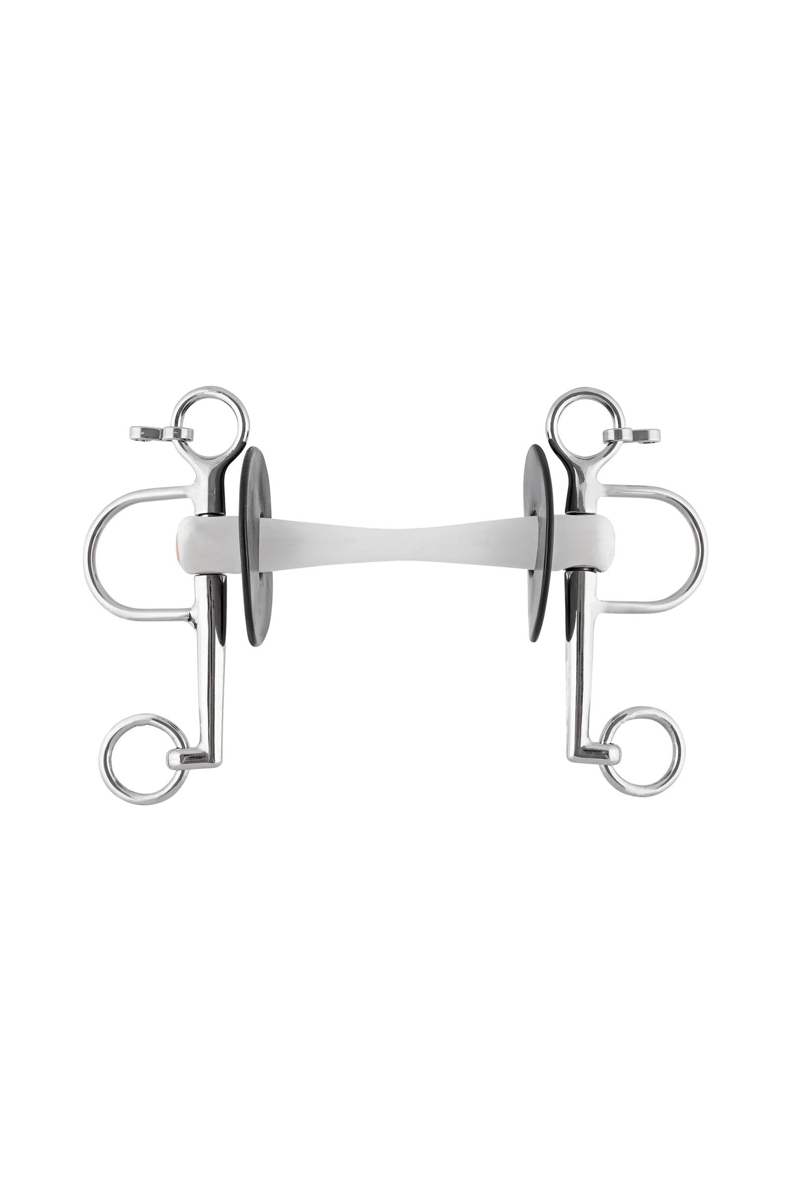 Nathe pelham 20mm med fleksibel mullen mouth, lange sjenkler (undersje ...